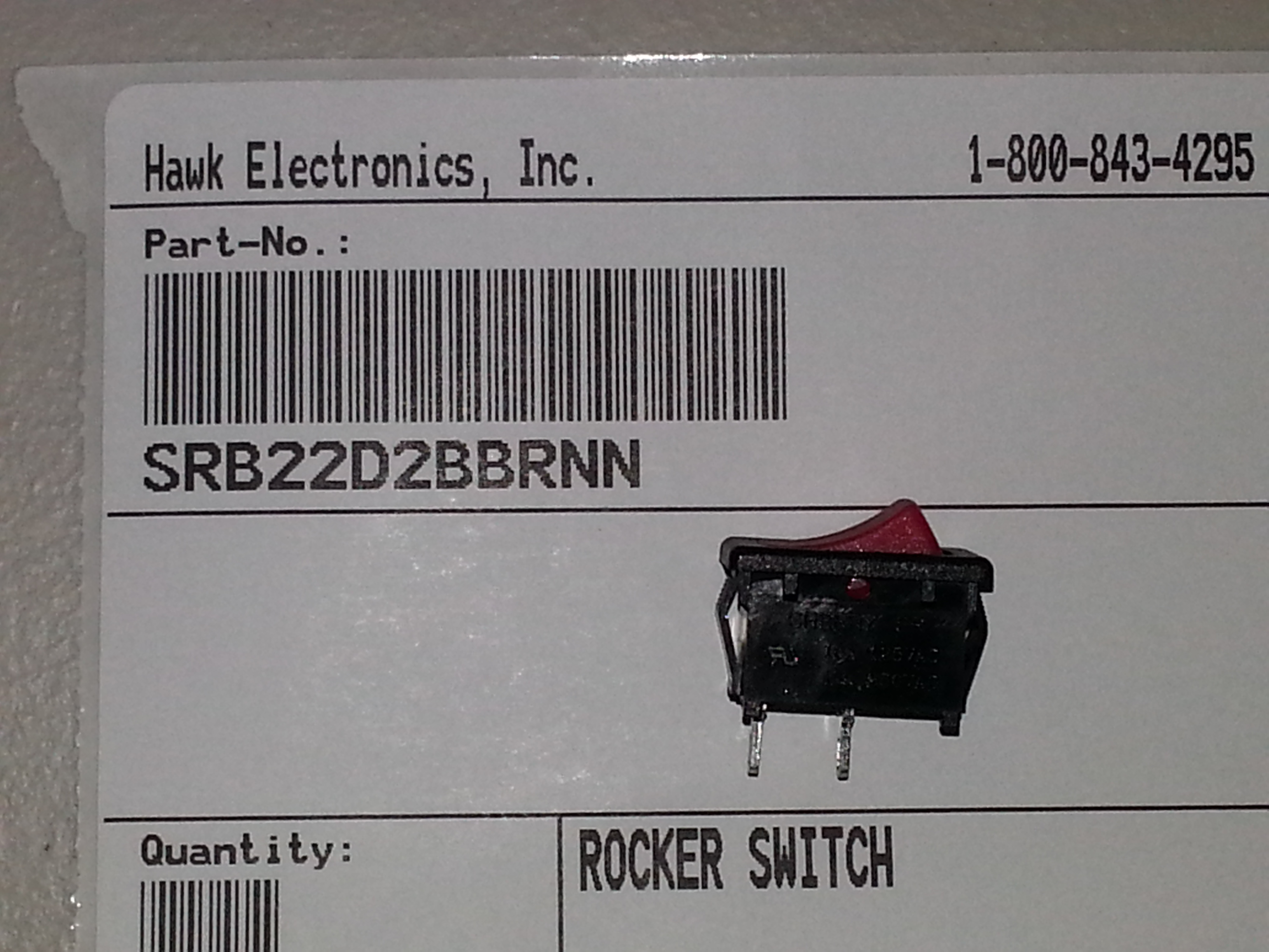 SRB22D2BBRNN ZF (Formerly Cherry) Miniature | Hawk Electronics